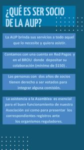 que es ser socio - AUP